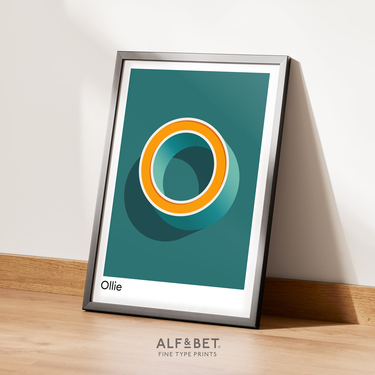 Personalised name and letter print – alfandbetprints